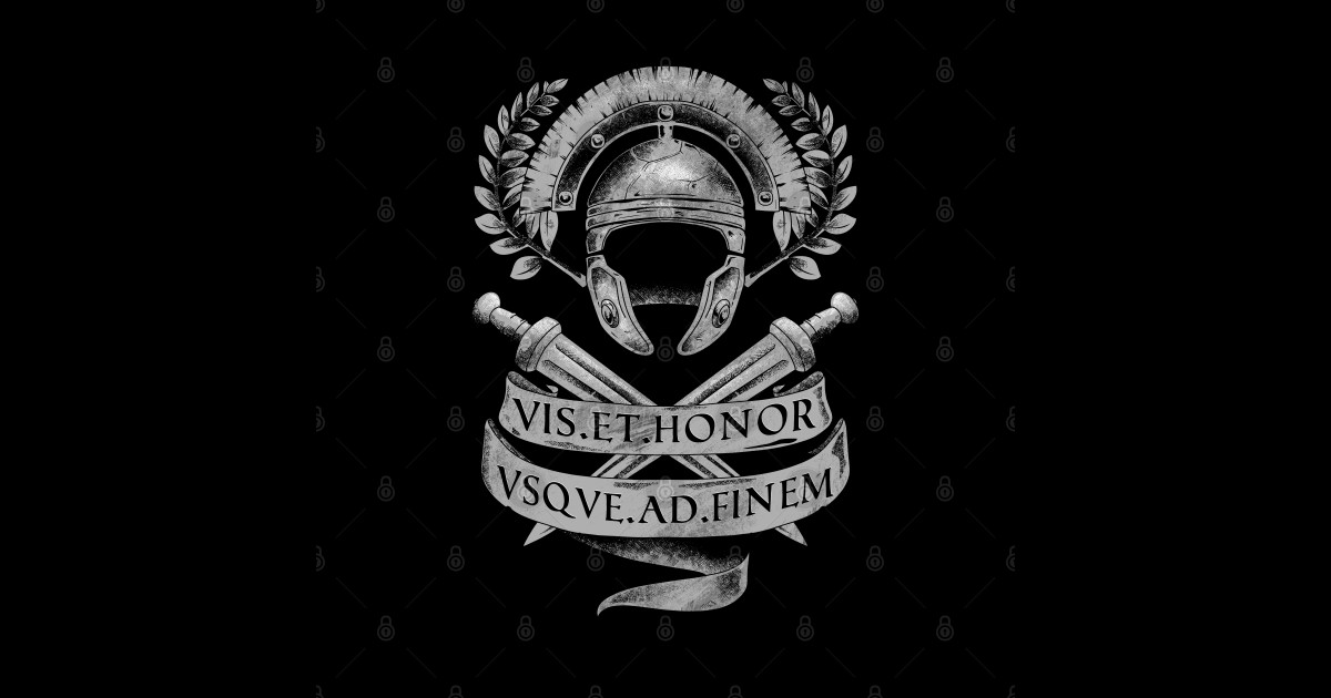 Vintage Roman Gladiator Helmet Warrior Arena Gym - Gladiator - Sticker ...