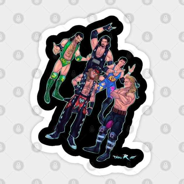 Wrestling Politics Curtin Call - Aew - Sticker | TeePublic