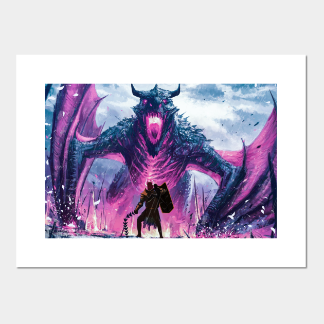 Vorkath vs Chad Artprints Posters Canvas - Osrs - Posters and Art ...