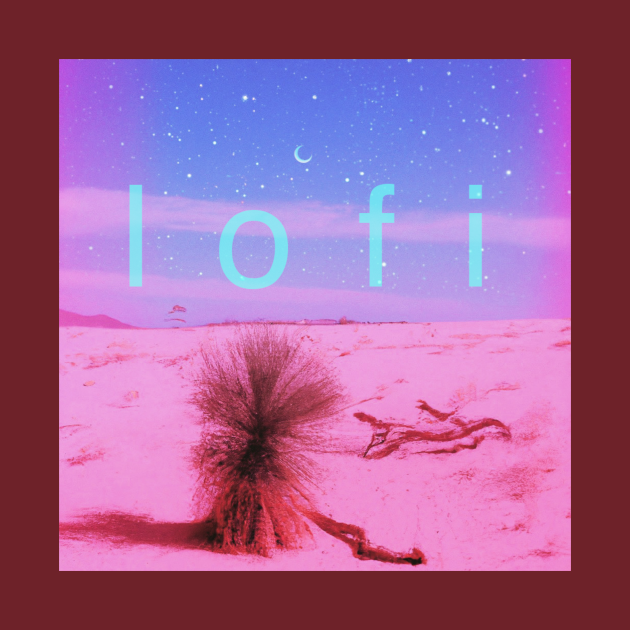 desert lofi logo - Lofi - T-Shirt | TeePublic