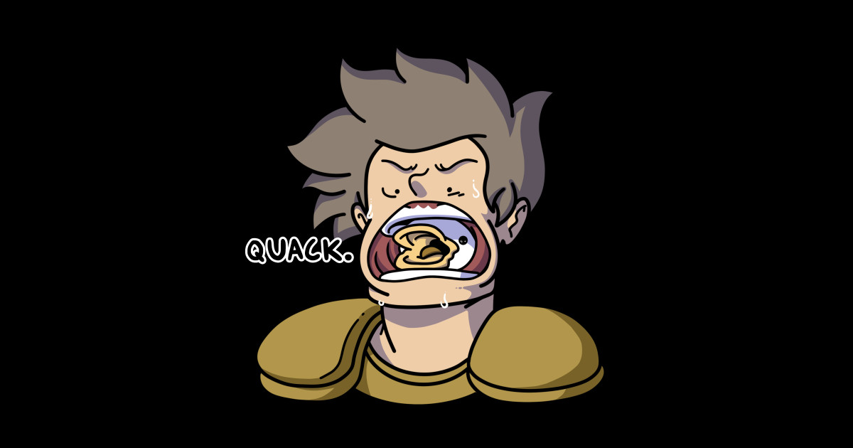 A Cursed Duck - Duck - Sticker | TeePublic