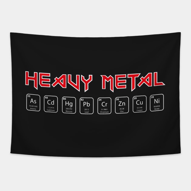 Heavy metals chemistry - Metal - Tapestry | TeePublic