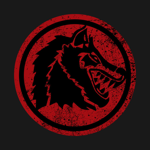 WolfBlood Logo (distressed) - Wolf Blood Logo Distress - T-Shirt ...