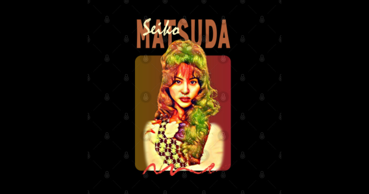 Seiko Matsuda // Retro 80s Fan Design - Seiko Matsuda - Sticker | TeePublic