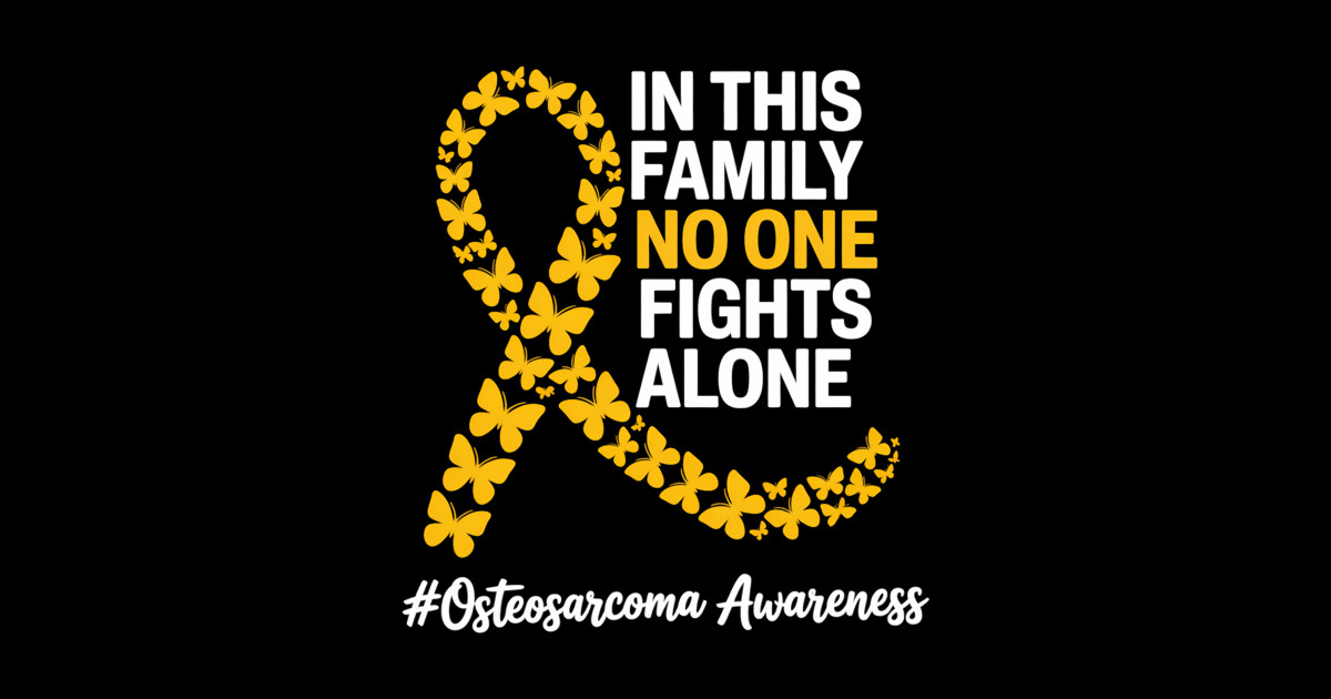 Osteosarcoma Awareness Month Yellow Ribbon - Osteosarcoma Awareness ...