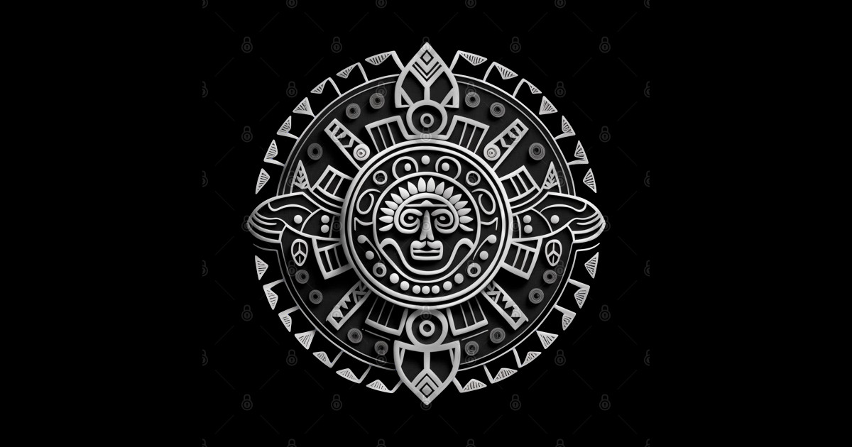 Mayan symbol - Maya - Sticker | TeePublic
