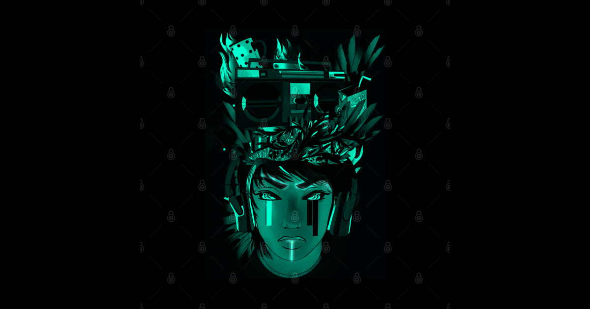 Cyberpunk design - Cyberpunk - Sticker | TeePublic