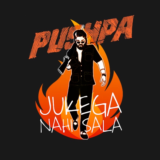 Pushpa Allu Arjun design - Cinema - T-Shirt | TeePublic