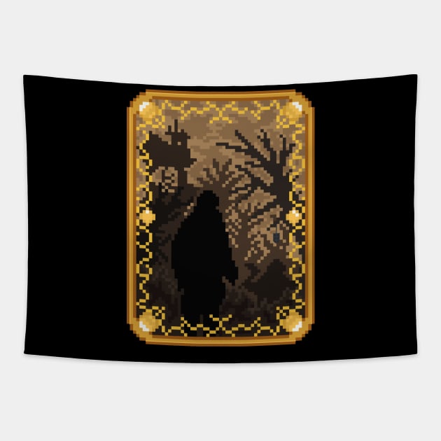 Leon Kennedy Pixel Art - Resident Evil - Tapestry | TeePublic