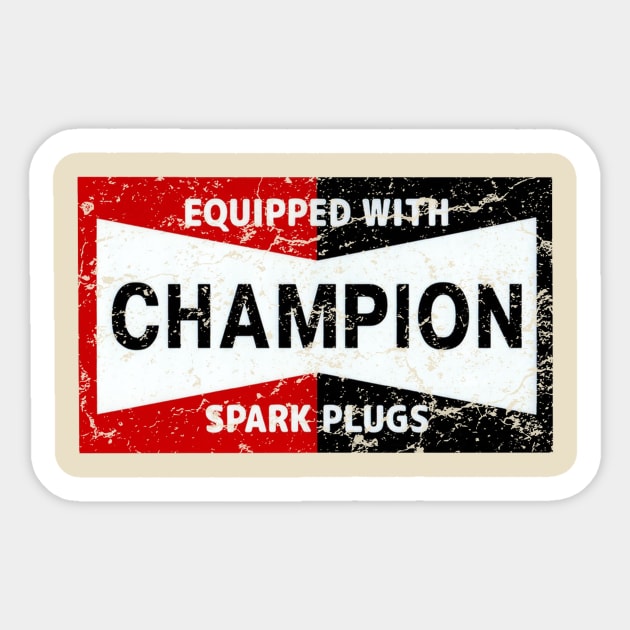 Champion Spark Plugs - Once Upon A Time In Hollywood - Sticker | TeePublic
