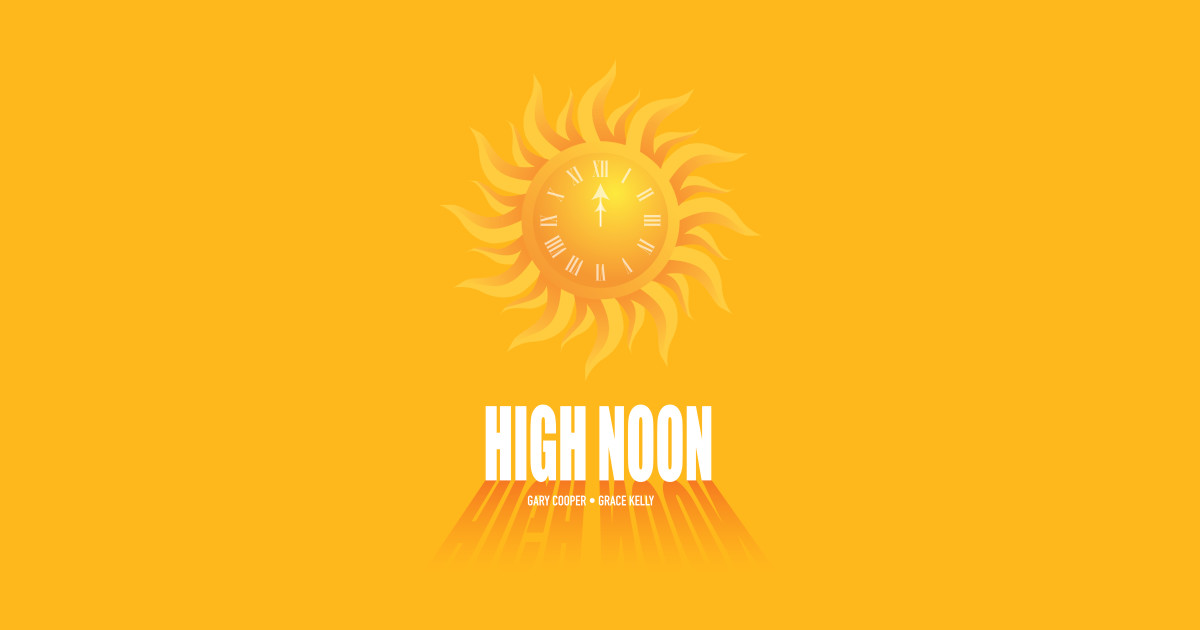 High Noon - Alternative Movie Poster - High Noon - T-Shirt | TeePublic