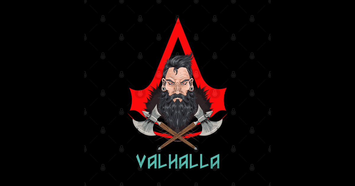 Assassins Creed Valhalla - Assassins Creed Valhalla - Sticker | TeePublic