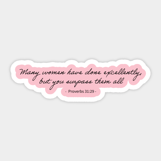Proverbs 31 bible verse quote - Proverbs 31 - Sticker | TeePublic