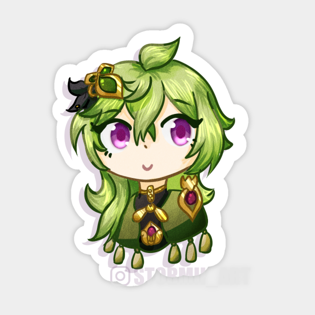 Genshin Impact Chibi Collei - Genshin Impact - Sticker | TeePublic