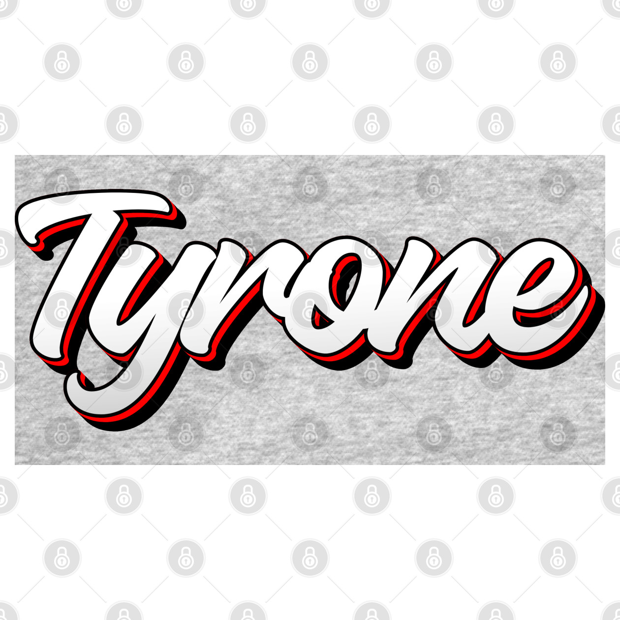 Tyrone name - cool 70s retro font - Tyrone Name Cool 70s Retro Font - T ...