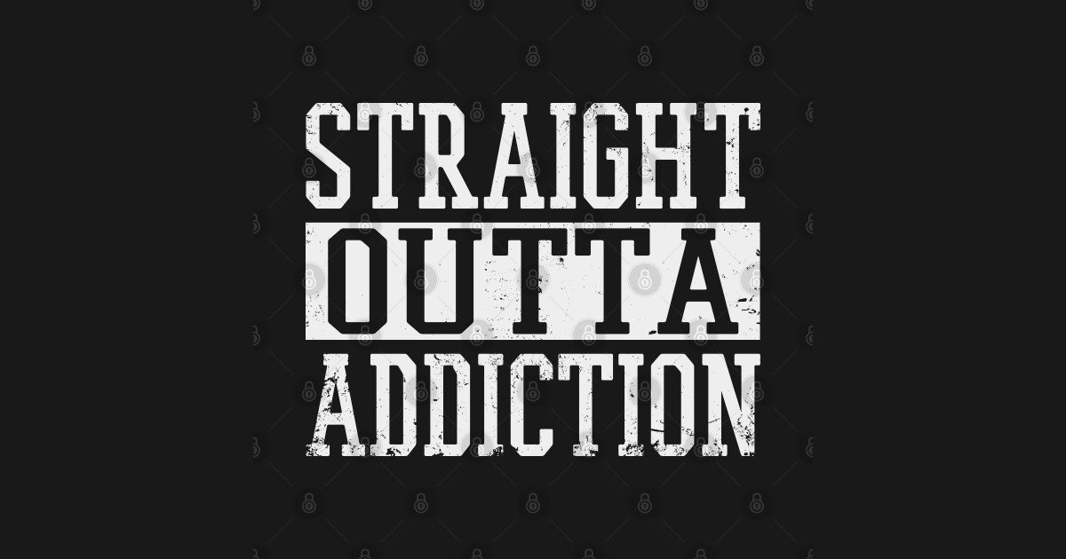 Straight Outta Addiction - Straight Outta Addiction - Kids Hoodie ...