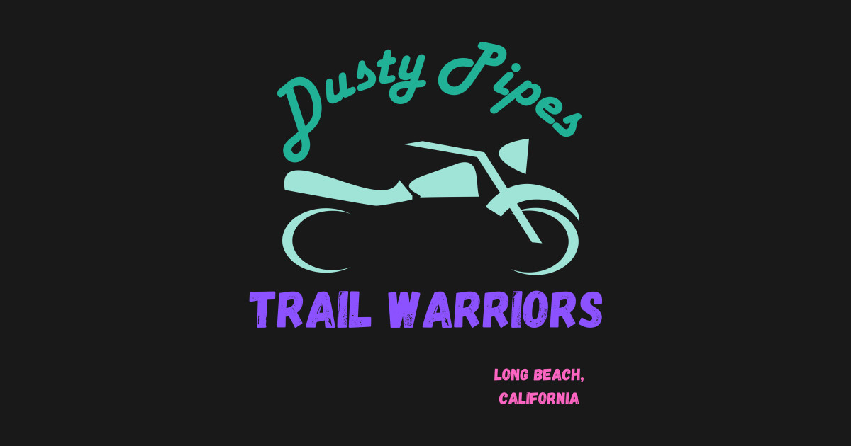 Dusty pipes - Off Road Motorcycle - T-Shirt | TeePublic