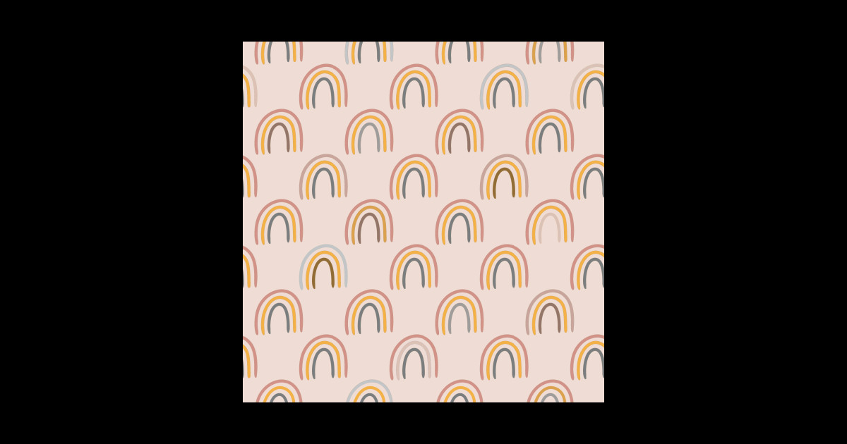 Modern Rainbow Pattern - Modern Rainbow - Sticker | TeePublic