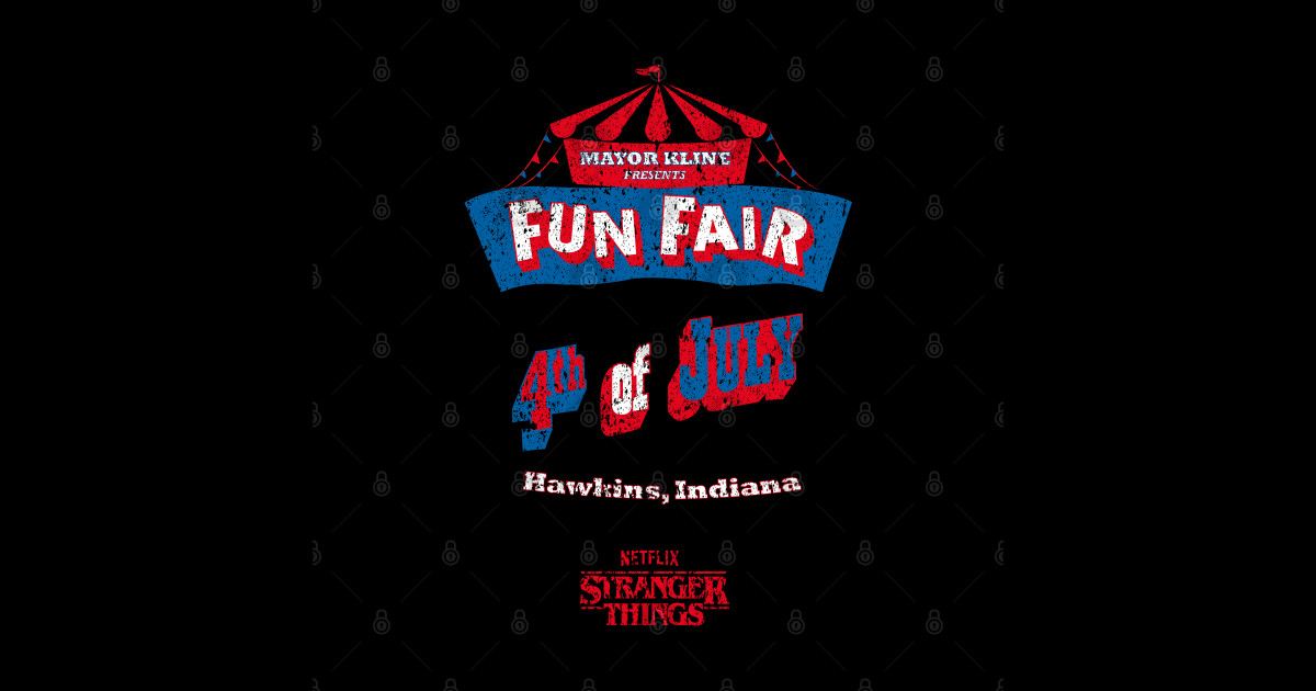 STRANGER THINGS: FUN FAIR GRUNGE STYLE - Stranger Things - Sticker ...