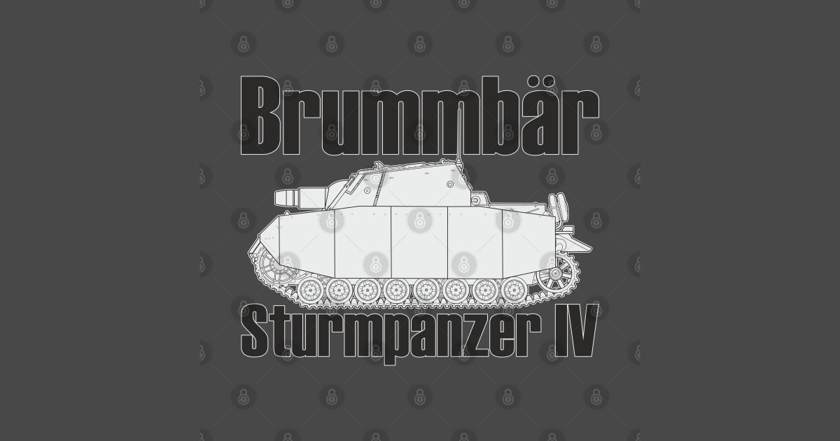 Sturmpanzer IV Brummbar WW2 - Ww2 Tanks - T-Shirt | TeePublic