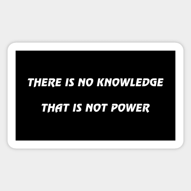 There is no knowledge that is not power - Mortal Kombat - Sticker ...