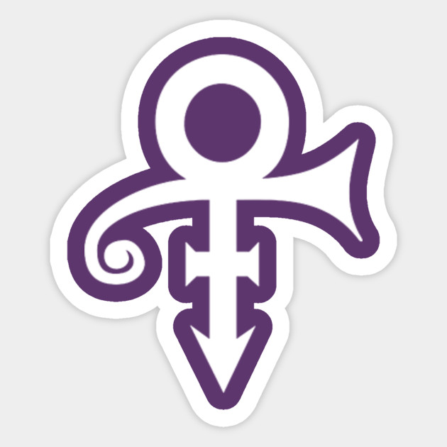 Prince Symbol - Rock Star Album Music Guitar Song Funny - Sticker ...