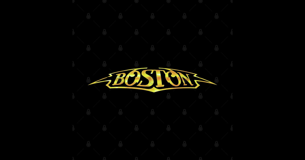 BOSTON - Band logo! - Rock - Sticker | TeePublic