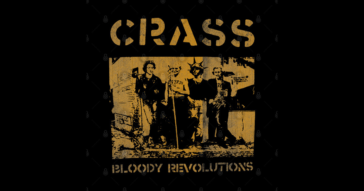 CRASS BLOODY REVOLUTIONS - Crass - Sticker | TeePublic