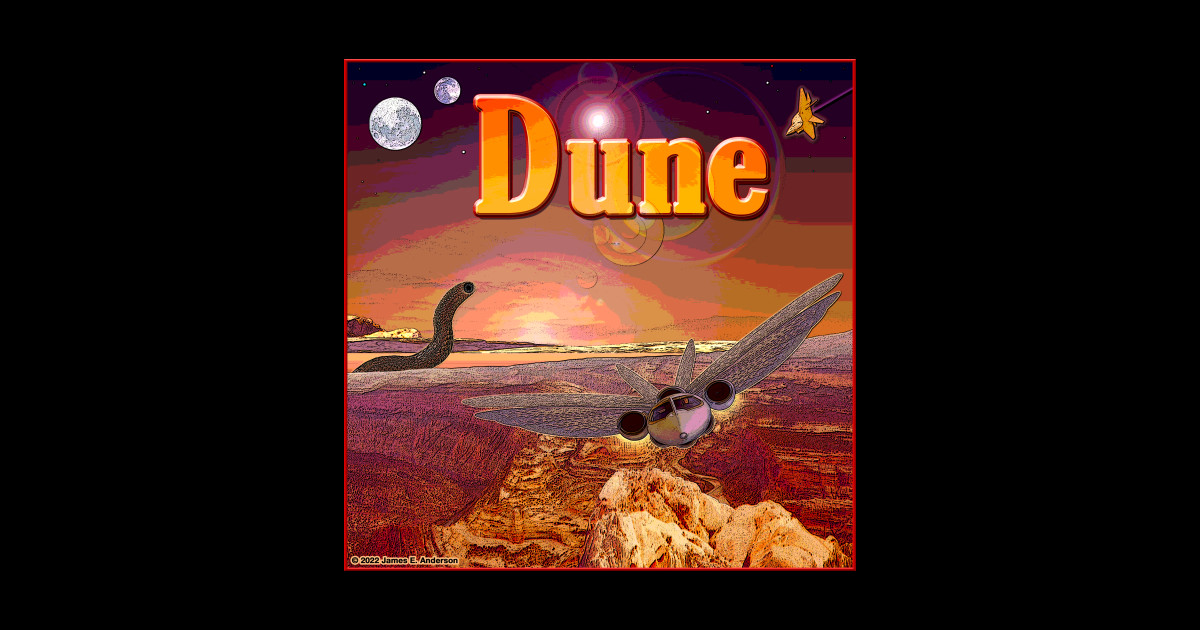 Dune: Worm & Thopter - Dune - Sticker | TeePublic