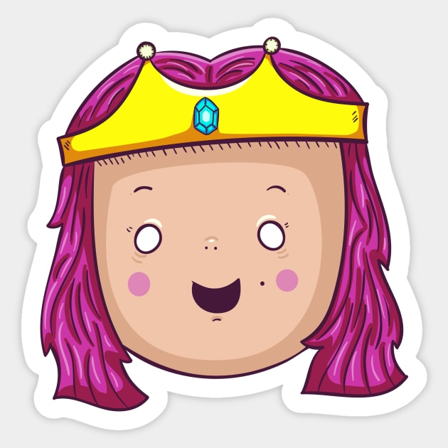 potato princess - Princess - Sticker | TeePublic
