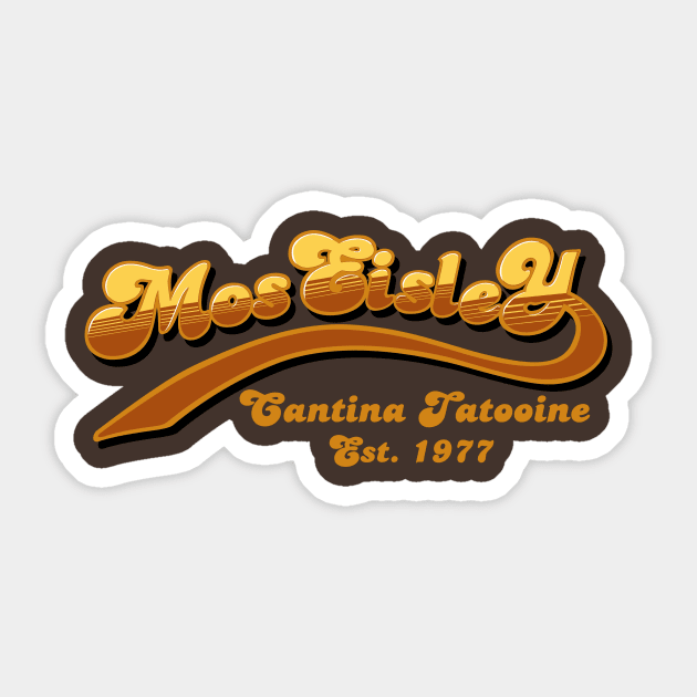 Mos Eisley Cantina (Cheers) - Cantina - Sticker | TeePublic