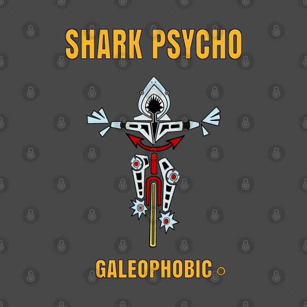 Shark Fear Cycle/psycho Funny - Shark Lovers - T-Shirt | TeePublic