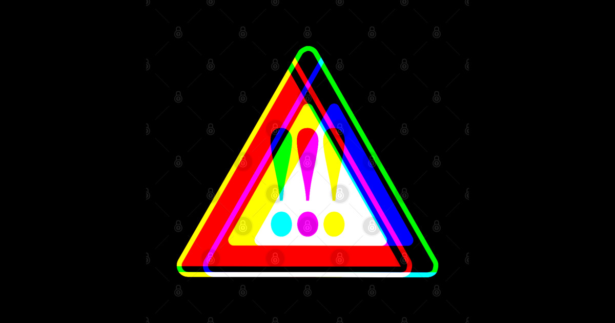 Psychedelic Master Warning Light - Warning Sign - Posters and Art ...