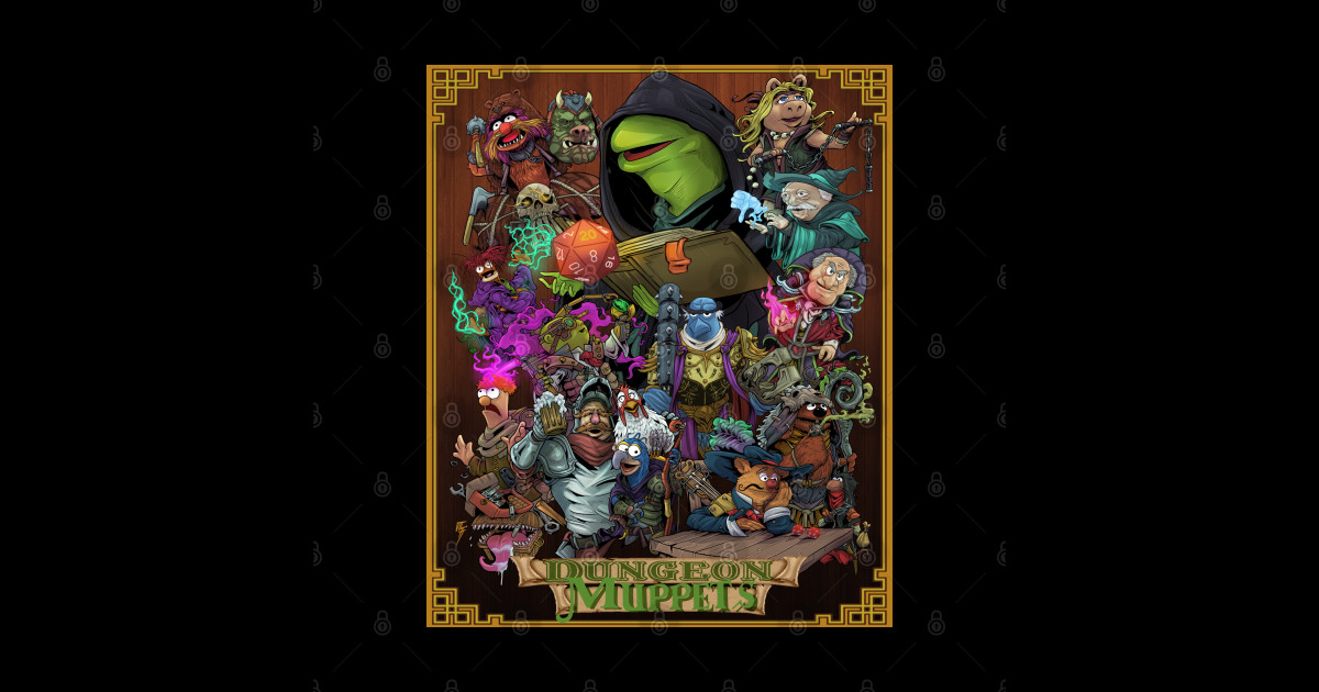 Dungeon Muppets (With Bordered Background) - The Muppets - Posters and ...