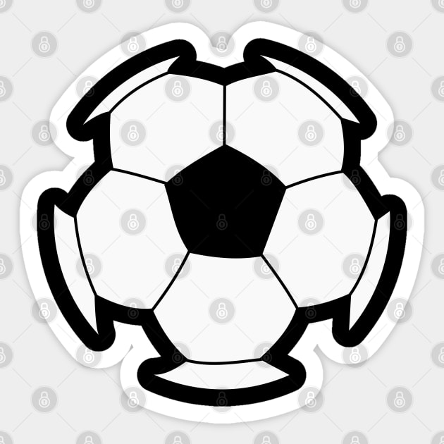 Soccer ball - Soccer Ball - Sticker | TeePublic