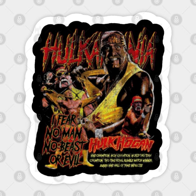Hulk Hogan Retro Bootleg - Hulk Hogan - Sticker | TeePublic