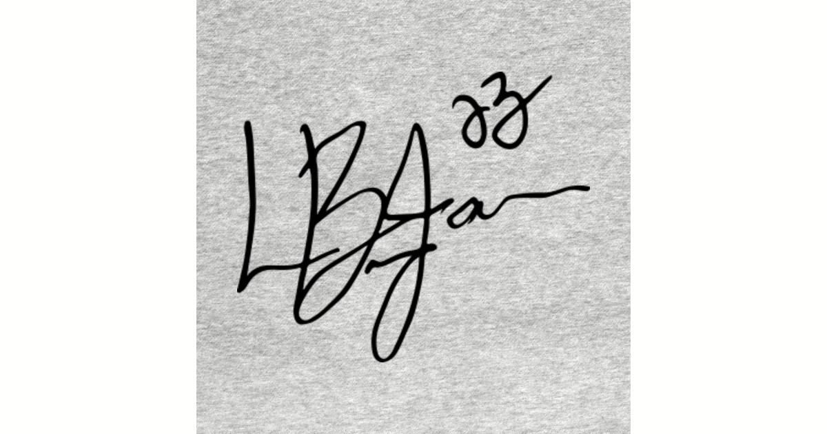 LeBron James signature - Lebron James - Posters and Art Prints | TeePublic