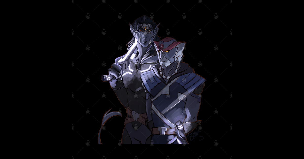 Antok and Kolivan - Voltron - Sticker | TeePublic