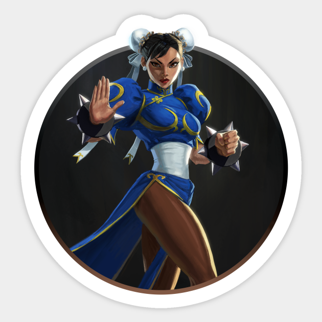 Chun-Li - Chun Li - Sticker | TeePublic
