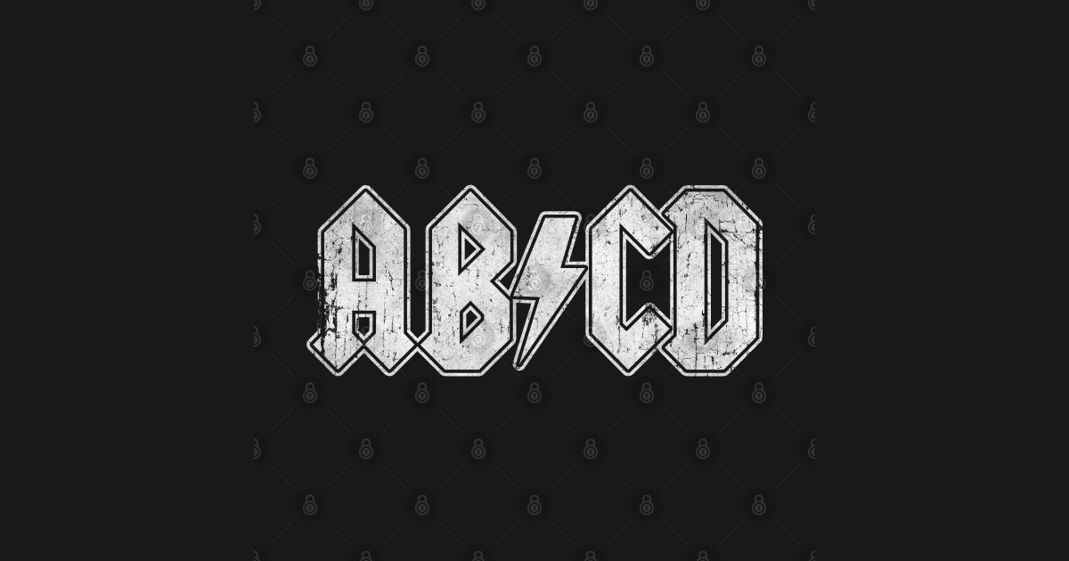 ABCD - Acdc - T-Shirt | TeePublic