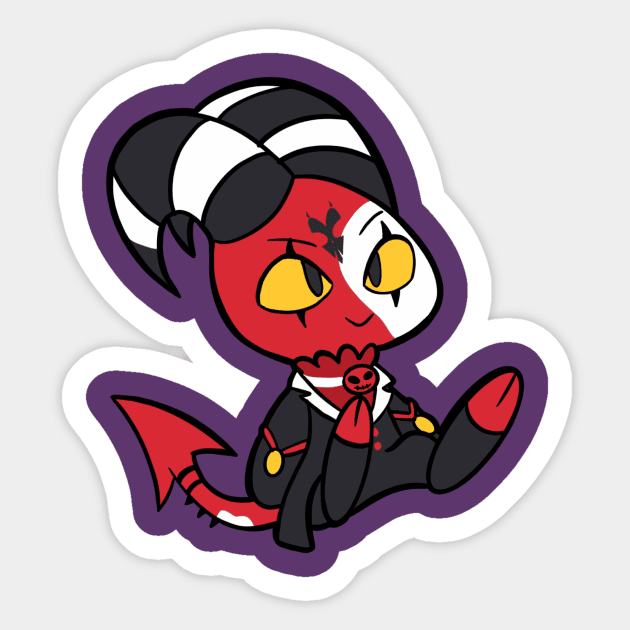 Helluva Boss - chibi Blitzo - Blitzo - Sticker | TeePublic