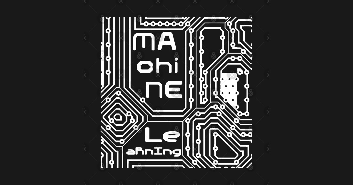 Machine Learning Computer Micro Chip White - Computer Science - T-Shirt ...