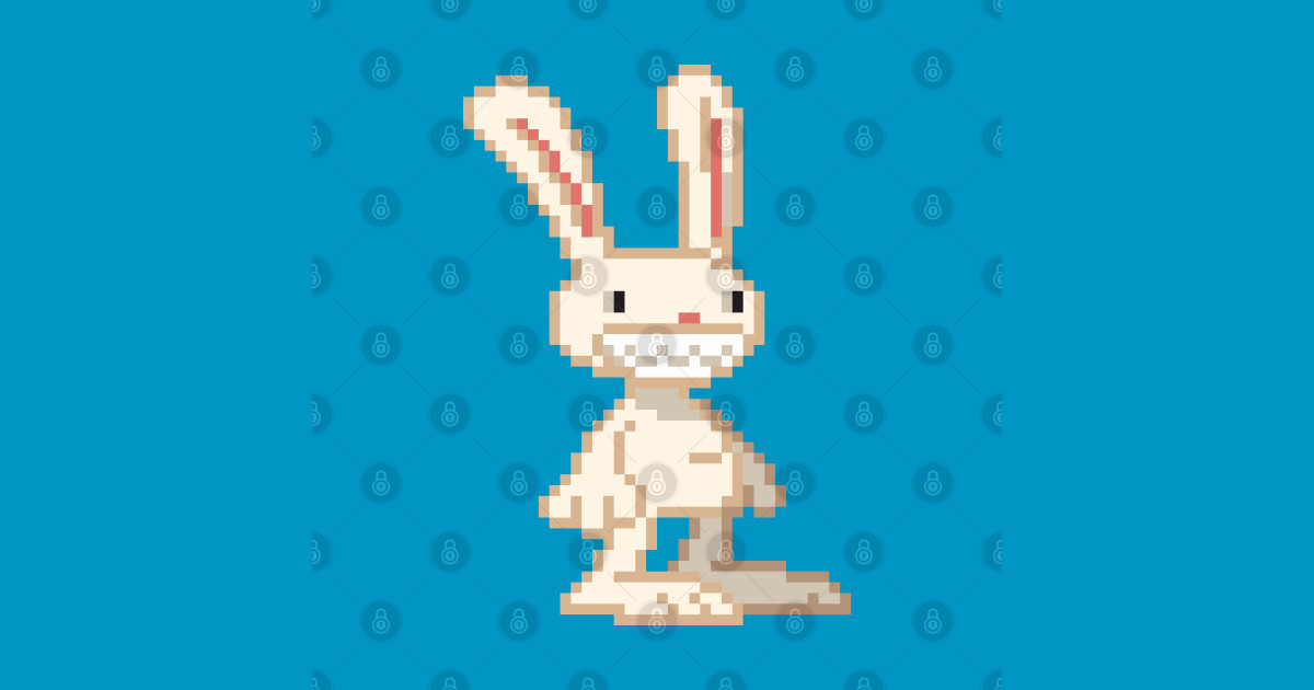 Max the rabbit - Sam And Max - T-Shirt | TeePublic