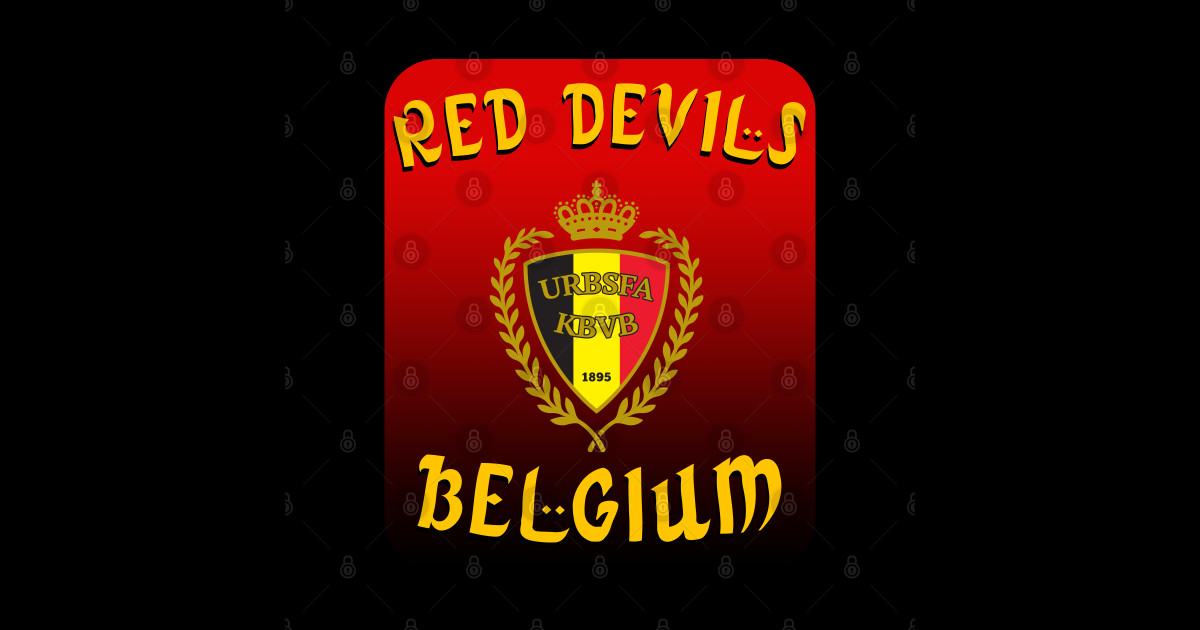 Belgium the red devils national teams fans - Belgium World Cup - Sticker | TeePublic
