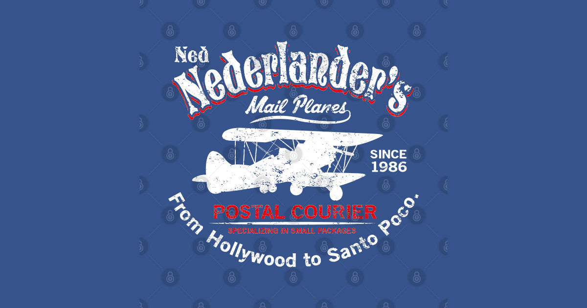Ned Nederlander's Postal Courier - 3 Amigos - T-Shirt | TeePublic