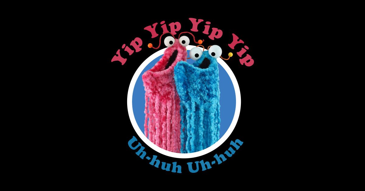 The Yip-Yips Sesame Street Muppets Vintage - Muppets - Sticker | TeePublic