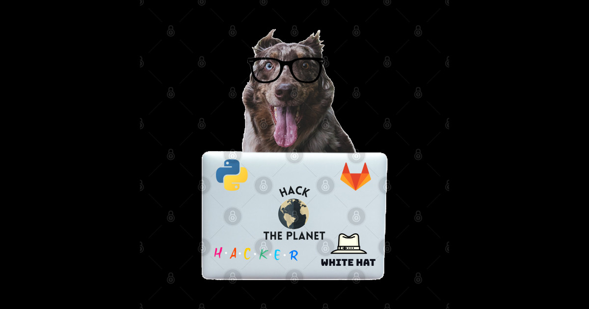 Hacker Dog - Hacker Dog - Sticker | TeePublic