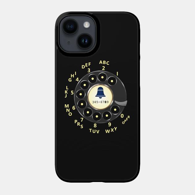 Retro Rotary Dial - Telephone - Phone Case | TeePublic