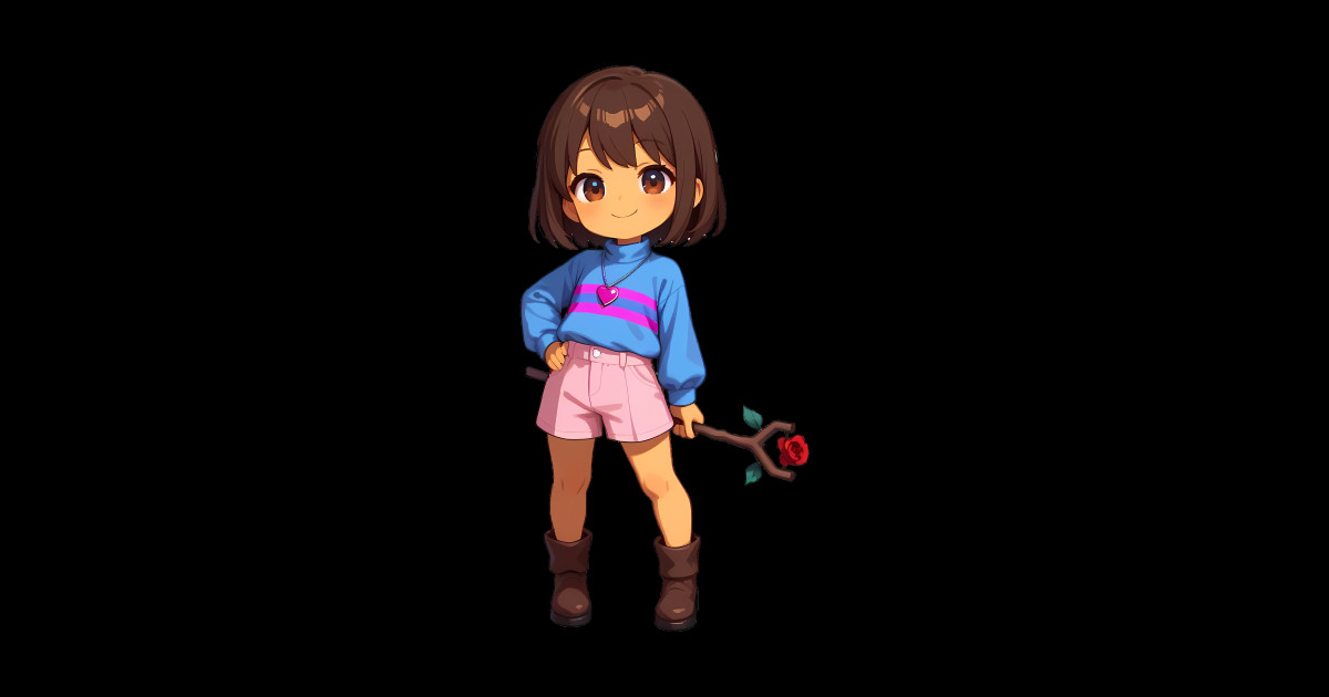 Frisk Flower Undertale - Frisk - Posters and Art Prints | TeePublic