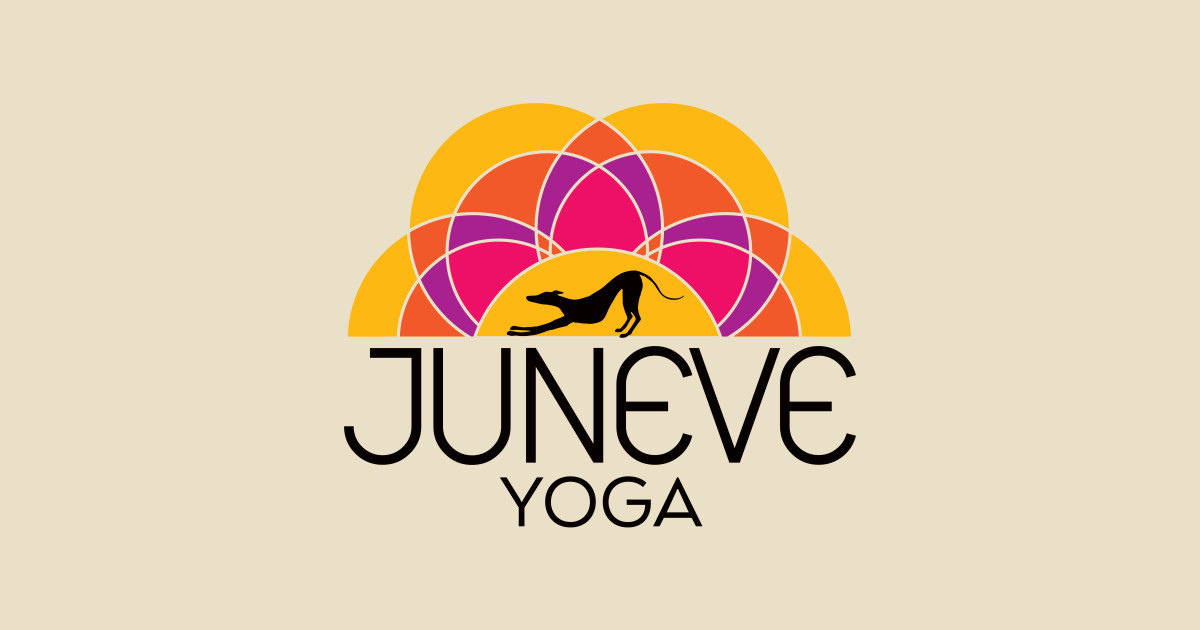 JUNEVE Yoga logo for light colored shirts - Yoga - T-Shirt | TeePublic